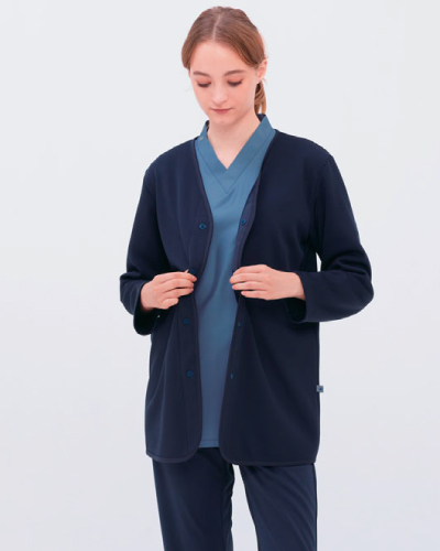 FA-4500 カーディガン 男女兼用 ナガイレーベン,(nagaileben)